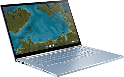 ASUS 14" FHD (1920 x 1080) LED-Backlit Touchscreen 2-in-1 Chromebook, Intel Core M3-8100Y, 4GB Memory, 64GB eMMC, Webcam, Bluetooth, Wireless-AC, Backlit Keyboard, Chrome OS, 64GB ABYS Micro SD Card