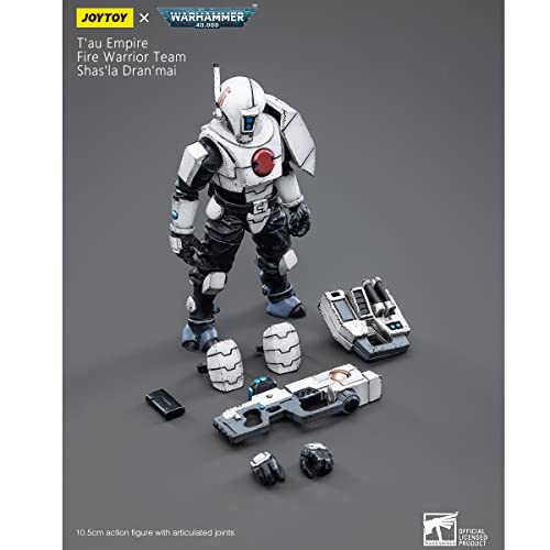JOYTOY 1/18 Action Figures Warhammer 40k Mecha Joy Toy Model Toys T'au Empire Fire Warrior Team-D