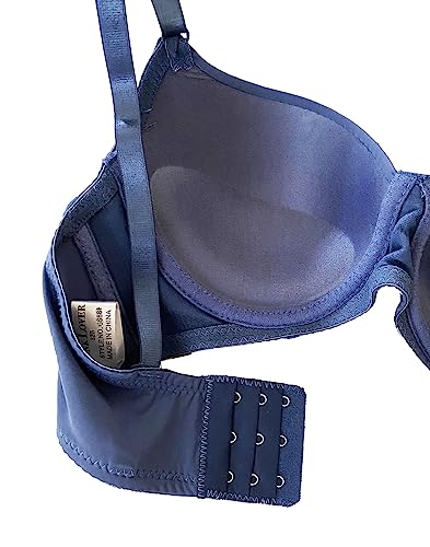 6 Piecec Full Cup/Demi Wired Gentle Pushup Push Up Bra B/C 40C