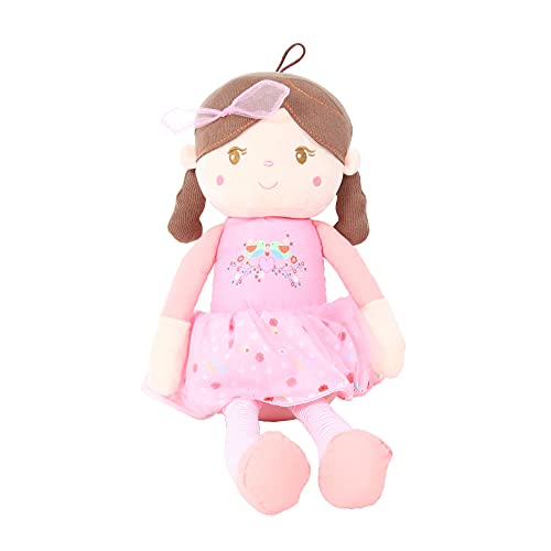 Linzy Toys, Olivia Rag Doll, Soft Plush Doll, Pink, 20 inches (89150-2)