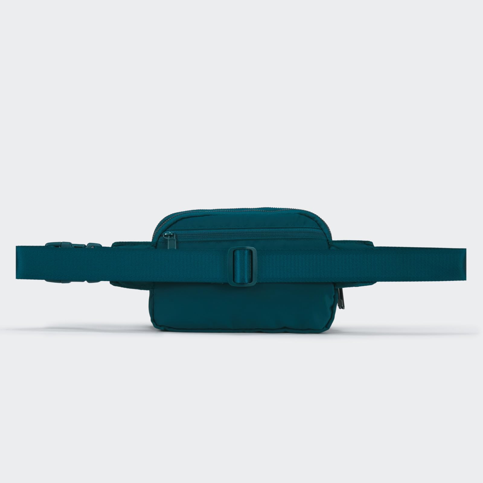 Pander Everywhere Belt Bag for Women, 5 Zipper Pockets Nylon Crossbody Fanny Pack Purse (Teal Blue)