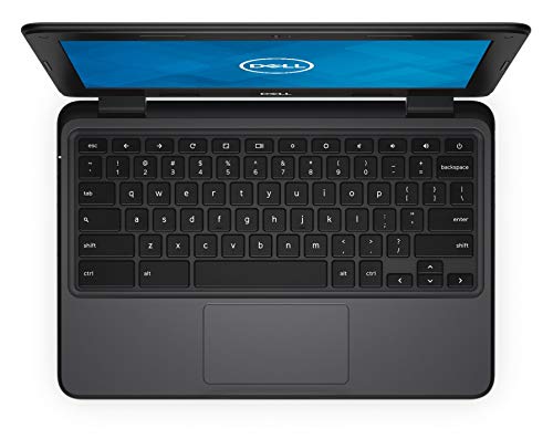 Dell Chromebook 11-5190 2-in-1 Convertible Notebook, 11.6" Touchscreen, Intel Celeron N3350 Processor, 32GB eMMC Storage, 4GB DDR4, Wi-Fi + Bluetooth, Chrome OS - Renewed