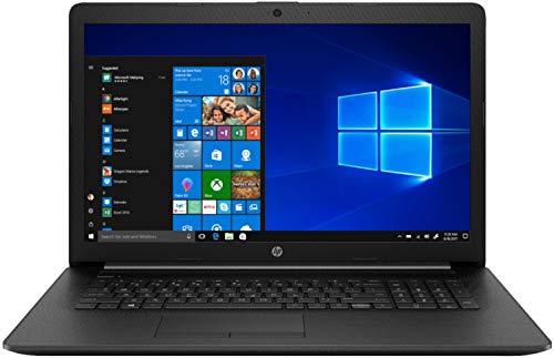 HP Newest 17.3" Laptop Intel i3 1005G1 8GB 1TB HDD Jet Black Windows 10 Home in S Mode with GS HDMI Cable