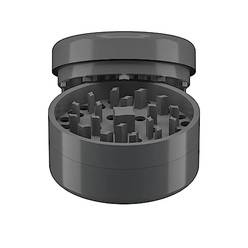 NEW Ceramic 2.5" Herb Grinder - Premium Quality Non-Stick Highly Durable Easy-to-Clean Super Sharp Teeth Portable Multifunctional (Space Gray)