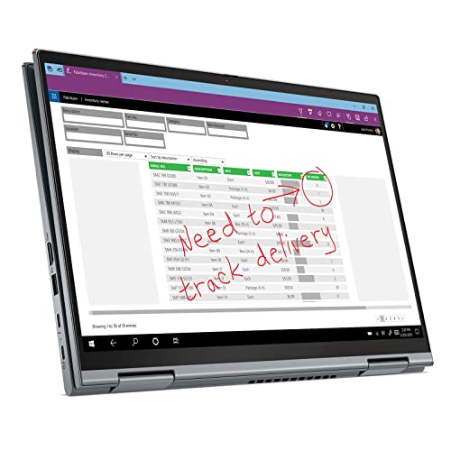 LatestLenovo ThinkPad X1 Yoga Gen 6 14" FHD+Touch Convertible Ultra Laptop, Intel Core EVO i7-1185G7 vPro 32GB RAM 512GB SSD WiFi Bluetooth Webcam Fingerprint 15.6Hrs Battery Win 11 Pro AimCare Sup