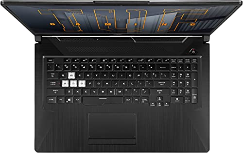 ASUS TUF FX706 VR Ready Gaming Laptop, 17.3" 144Hz FHD, Intel 11th Gen i5-11260H 6-Core Processor, NVIDIA GeForce RTX 3050, 16GB DDR4 RAM, 1TB PCIe SSD, RGB Backlit KB, Win10 + Microfiber Cloth