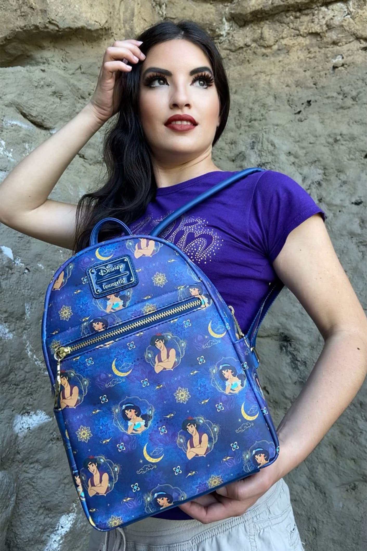 Loungefly Disney Aladdin and Jasmine Backpack