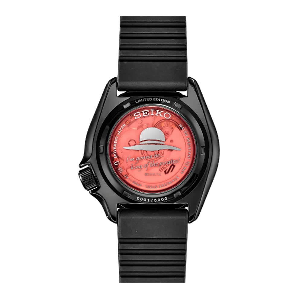 SEIKO 5 Sports One Piece Monkey D. Luffy Limited Edition Automatic Men's Watch SRPH65