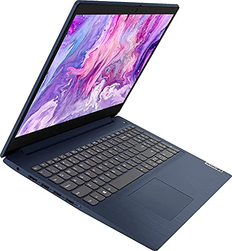 Lenovo IdeaPad 3 15.6" HD Touchscreen Slim and Light Laptop, Intel Core i3-10110U Processor, 8GB Memory, 256GB SSD, HDMI, Webcam, WiFi, Bluetooth, Windows 10 S, Abyss Blue, IFT 32GB USB Drive