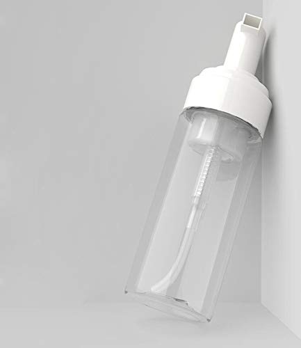 2Pcs 150ml/5oz Empty Plastic Foamer Pump Bottles Container Foaming Soap Dispenser Cosmetics Toiletries Bottles for Hand Soap Shampoo Shower Gel etc