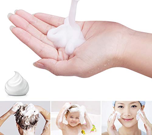 2Pcs 150ml/5oz Empty Plastic Foamer Pump Bottles Container Foaming Soap Dispenser Cosmetics Toiletries Bottles for Hand Soap Shampoo Shower Gel etc