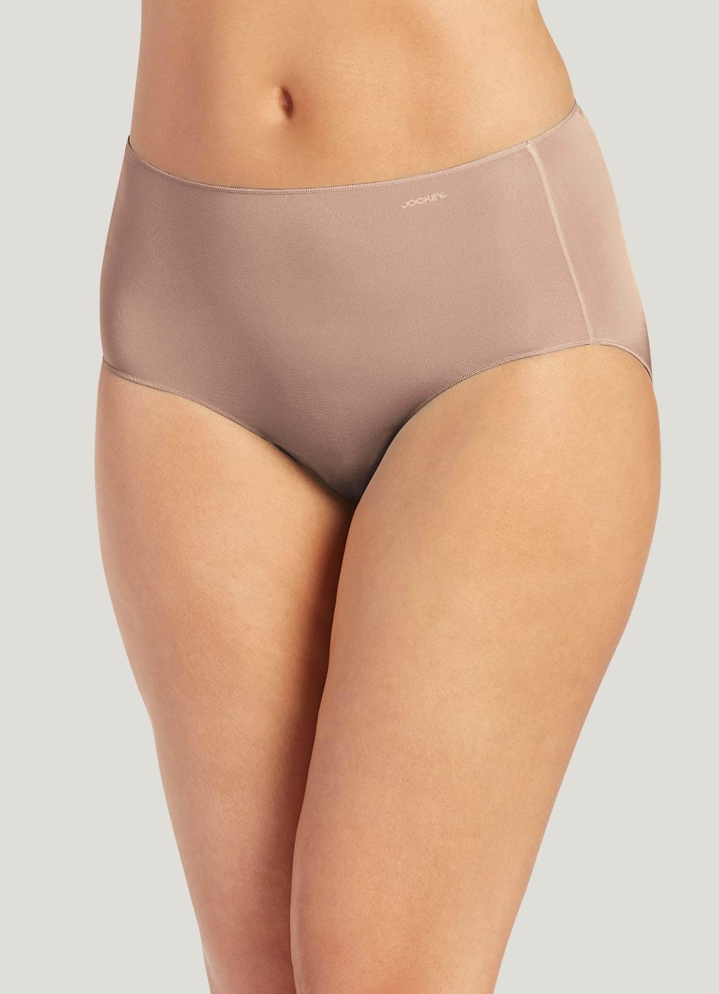 Jockey Women's Underwear No Panty Line Promise Tactel Hip Brief, Light, 7