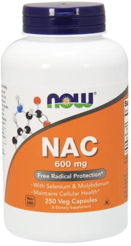 Now Foods Nac-Acetyl Cysteine 600mg, 250 Vcaps