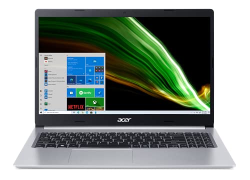 Acer Aspire 5 A515-45-R1YC Slim Laptop | 15.6" Full HD IPS | AMD Ryzen 5 5500U Hexa-Core Mobile Processor | 8GB DDR4 | 256GB NVMe SSD | WiFi 6 | Backlit KB | Windows 10 Home