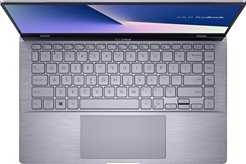 ASUS Zenbook 14 Laptop - AMD Ryzen 5-8GB RAM - NVIDIA GEFORCE MX350-256GB SSD - Win 10, Light Gray