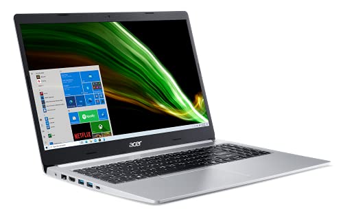 Acer Aspire 5 A515-45-R1YC Slim Laptop | 15.6" Full HD IPS | AMD Ryzen 5 5500U Hexa-Core Mobile Processor | 8GB DDR4 | 256GB NVMe SSD | WiFi 6 | Backlit KB | Windows 10 Home