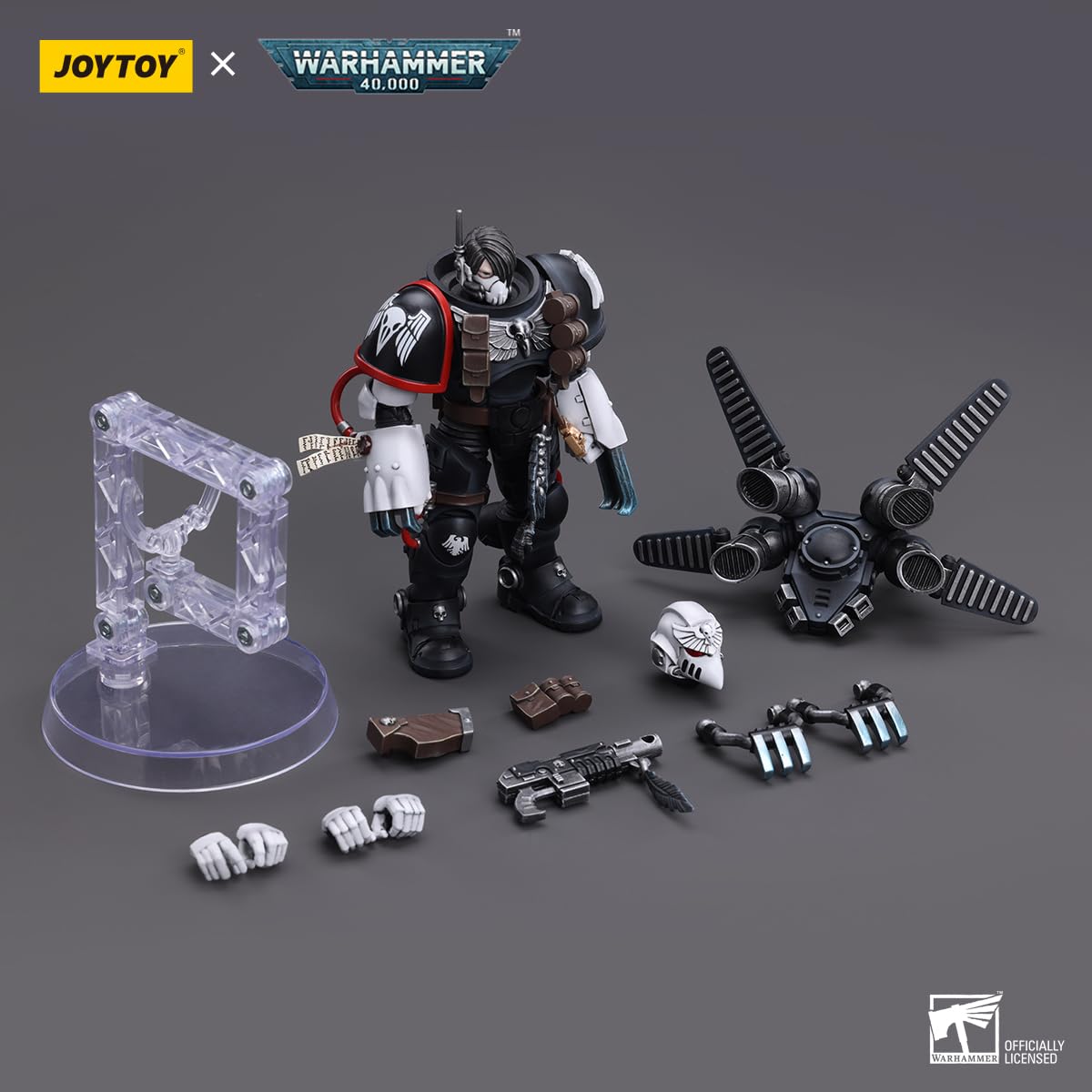 JoyToy Warhammer 40K: Raven Guard Chapter Kayvaan Shrike 1:18 Scale Figure