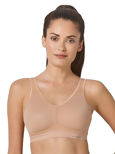 Anita Women's Wire Free Seamless Sports Bra 5521 (Pack of 2) Skin White 40 C