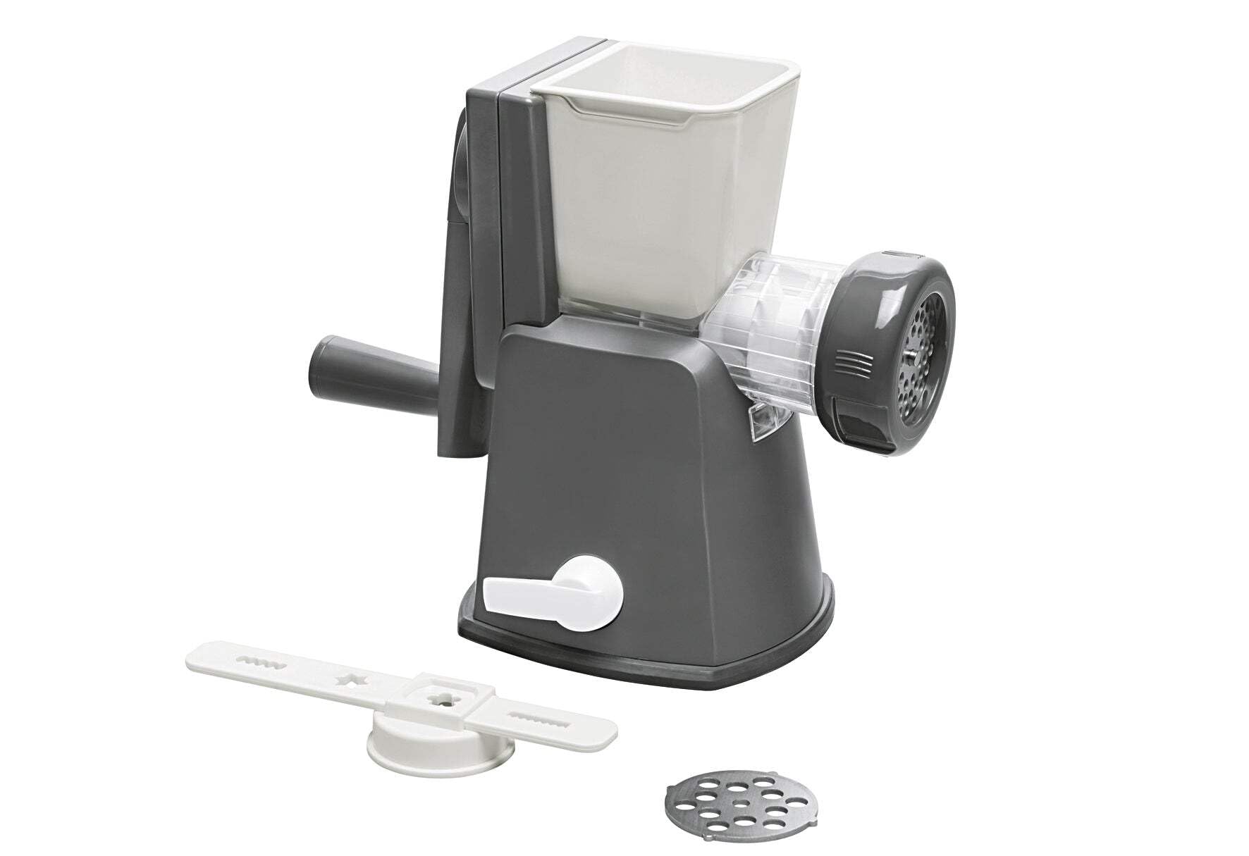 LURCH Germany Base&Soul Meat Mincer Iron (Grey/White)