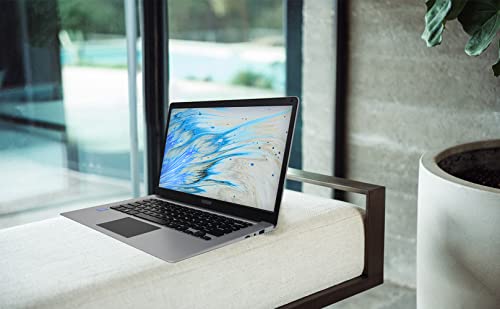 Fusion5 14.1" T90 N4 Intel Quad Core Windows 11 Home Laptop (Intel Celeron, N4120 Quad Core, 64Gb eMMC, 4GB RAM, Windows 11, DualBand WiFi, Webcam, 2X USB 3.0, Mini HDMI)