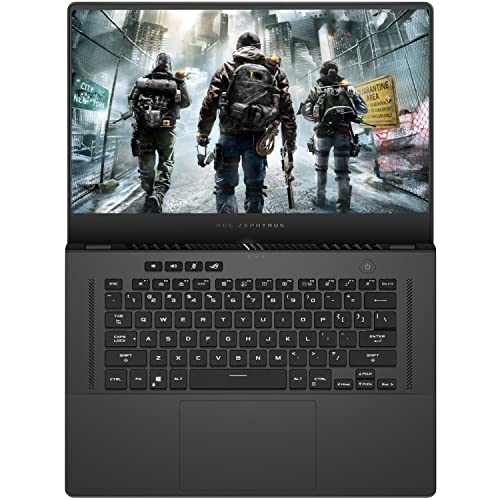 ASUS ROG Zephyrus G15 Gaming Laptop, 15.6" 165Hz QHD Screen, AMD Ryzen 9 5900HS, NVIDIA GeForce RTX 3060, 16GB RAM, 1TB PCIe SSD, RGB Backlit Keyboard, Fingerprint Reader, HDIM, Windows 11 Home