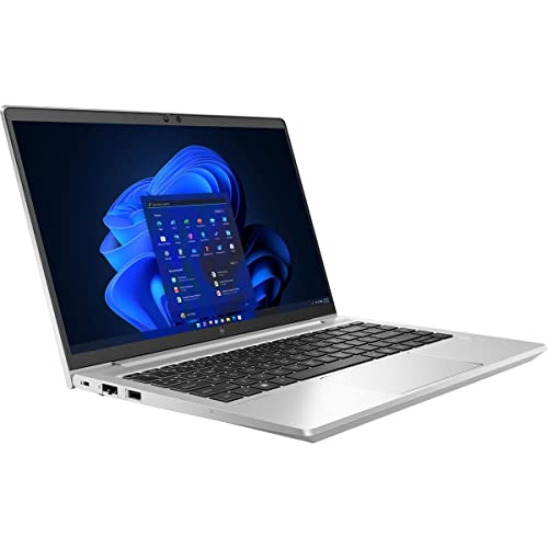 HP EliteBook 645 G9 14" Full HD Notebook Computer, AMD Ryzen 7 Pro 5875U 2GHz, 16GB RAM, 512GB SSD, Windows 10 Pro, Free Upgrade to Windows 11, Wolf Pro Security Edition