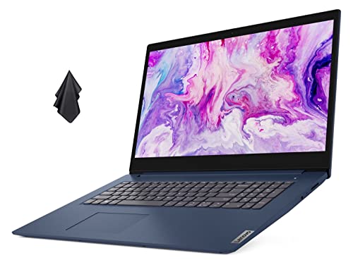 Lenovo 2022 Newest IdeaPad 3i Laptop, 17.3" HD+ Display, 11th Gen Intel Core i5-1135G7, Intel Iris Xe Graphics, 36GB RAM, 1TB PCIe SSD, WiFi, Webcam, Fingerprint Reader, Windows 11 Home, Blue