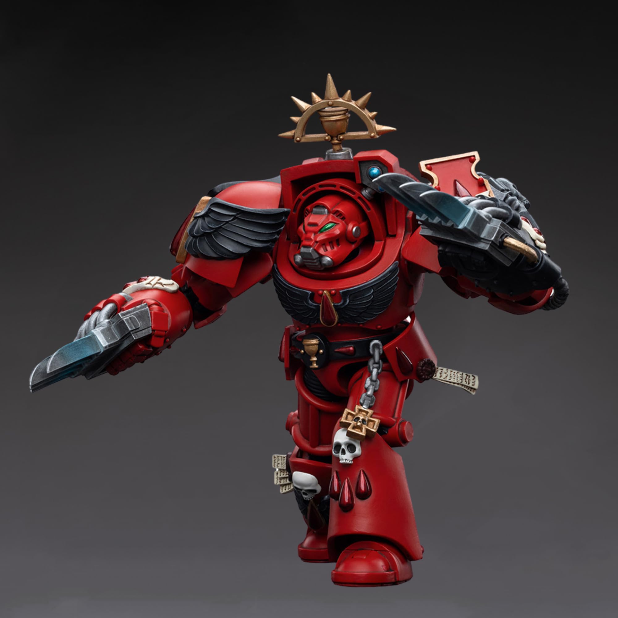JOYTOY Warhammer 40,000 1/18 Action Figure Blood Angels Assault Terminators Brother Tyborel Collection Model Birthday
