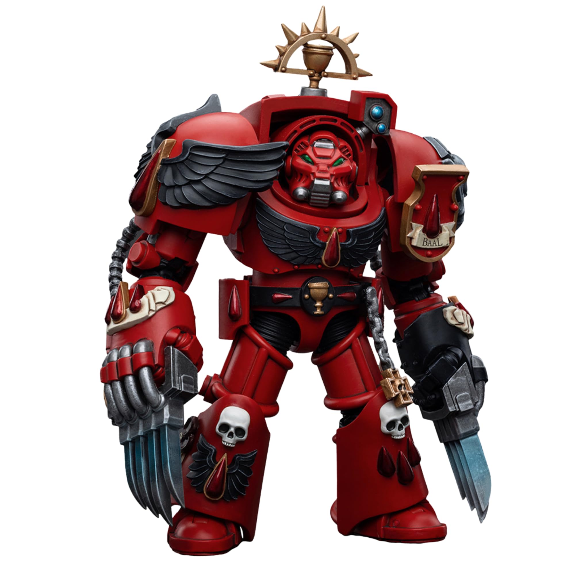 JOYTOY Warhammer 40,000 1/18 Action Figure Blood Angels Assault Terminators Brother Tyborel Collection Model Birthday