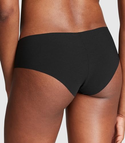Victoria's Secret PINK Women's No Show Cheekster Underwear, Panties for Women, Neutral, (S)
