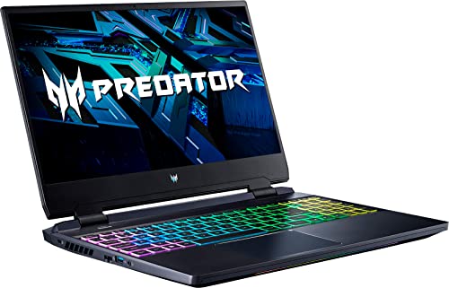 2022 Acer Predator Helios 300 Gaming Laptop, 15.6" FHD IPS 165Hz 3ms, 12th Gen Intel 14-Core i7-12700H, GeForce RTX 3060 140W, 16GB DDR5, 2TB PCIe SSD, TB 4, WiFi 6, RGB, SPS HDMI 2.1 Cable, Win 11