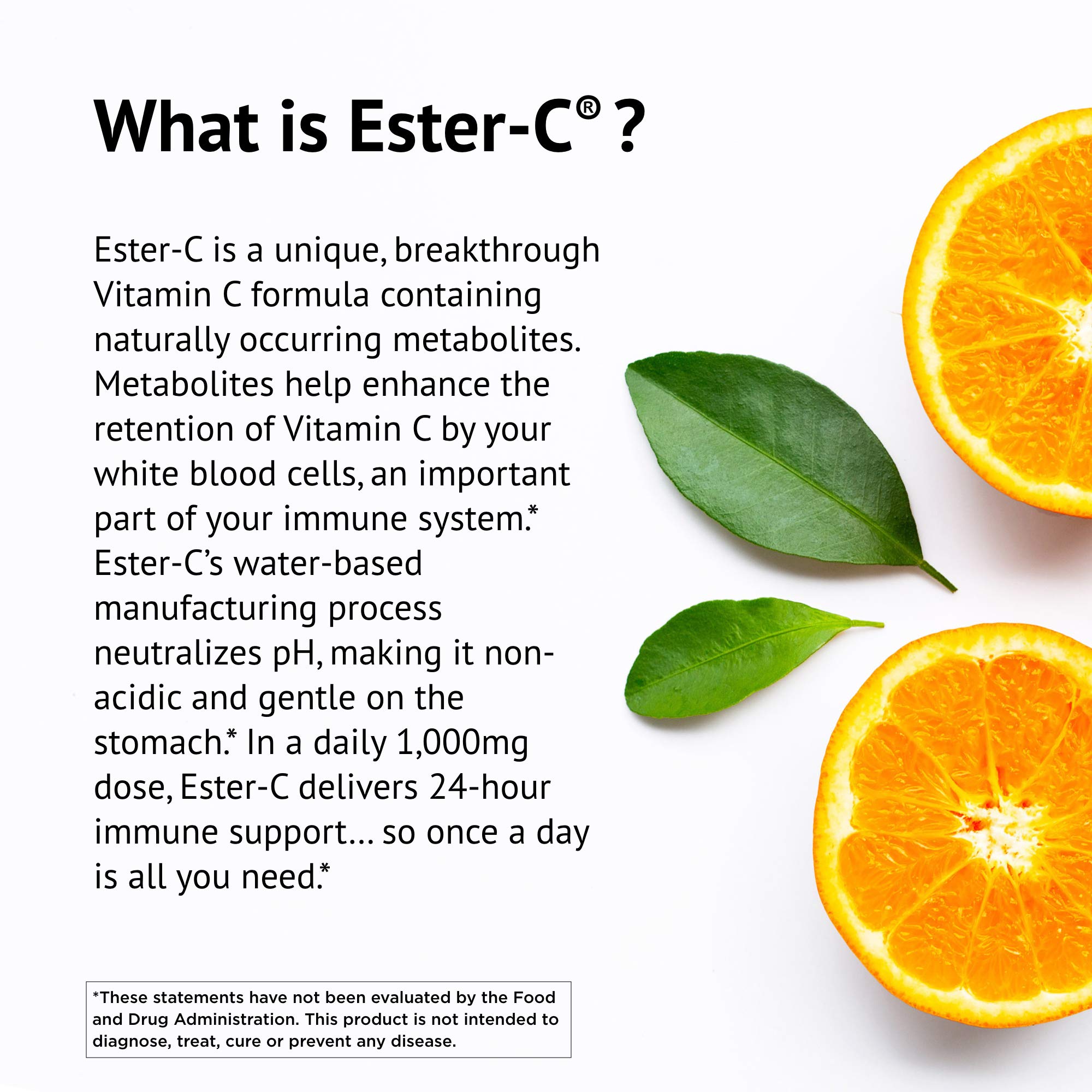 Ester-C American Health with Citrus Bioflavonoids Capsules (3 Pack) - 24-Hour Immune Support, Gentle On Stomach, Non-Acidic Vitamin C - Non-GMO, Gluten-Free - 1000 mg, 90 Count