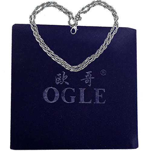 OGLE Waterproof Classics Roman Tourbillon Phases Moon Chain Fob Skeleton Automatic Mechanical Pocket Watch (Silver Case&White)