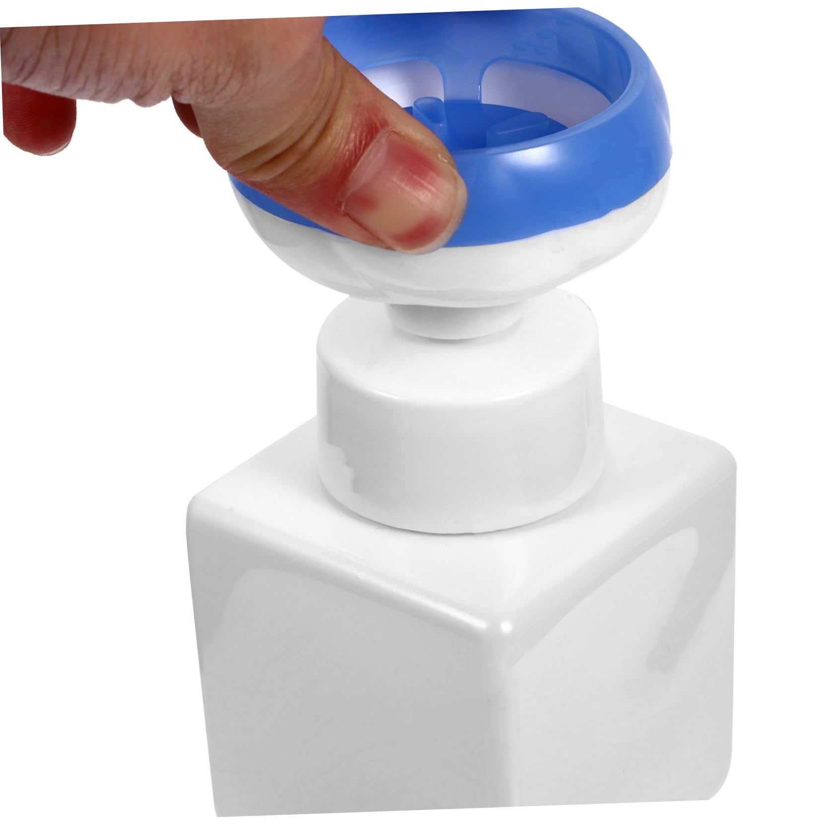 FRCOLOR Soap Pump Bottle Foaming Soap Dispenser 250ml Shampoo Refillable Bottle for Essential Oils Lotions Liquid Conditioner Blue