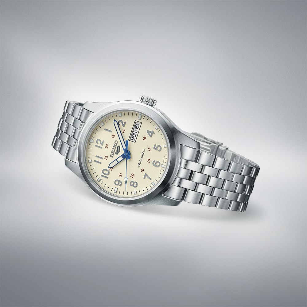 Seiko 5 SRPK41K1 Men's Automatic Watch Very Limited Edition, Silver, Classic