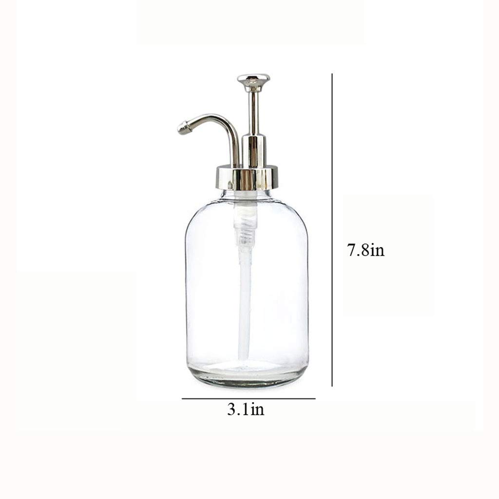 Soap Dispenser Hand Soap Dispenser Household Foam Bottle Hand Soap Bottle Large Capacity Lotion Hand Soap Bottle Sub-Bottling Cleanser Bottle(500ml) Manual Soap Dispenser Soap Dispenser with Pump