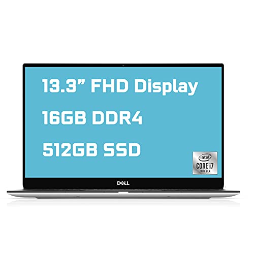Dell XPS 13 7390 Premium Business Laptop I 13.3ā FHD Display I 10th Gen Intel 4-Core i7-10510U I 16GB DDR4 512GB SSD I Backlit Fingerprint Thunderbolt USB-C Win10