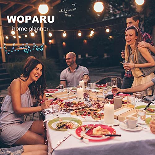 WOPARU ST21(ST64) Vintage Edison Filament Spiral Light Bulb,E26/E27 Base 4W 2300K 200lm Dimmable Antique LED Edison Bulbs,40W Equivalent Warm White - Clear Glass
