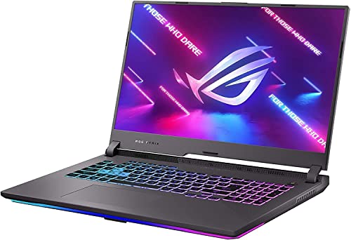 Newest ASUS ROG Strix G17 Gaming Laptop 17.3” FHD 144HZ IPS, AMD 8-Core Ryzen 7 4800H (>i7-10750H), 16GB RAM, 512GB SSD, NVIDIA GeForce RTX 3060, RGB Backlit Keyboard, Wifi6 Win10 + CUE Accessories