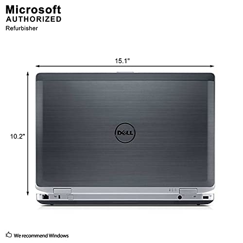 Dell Latitude E6530 15.6 Inch Business Laptop, Intel Core i5-3320M up to 3.3GHz, 8G DDR3, 500G, DVD, WiFi, VGA, HDMI, Win 10 Pro 64 Bit Multi-Language Support English/French/Spanish(Renewed)