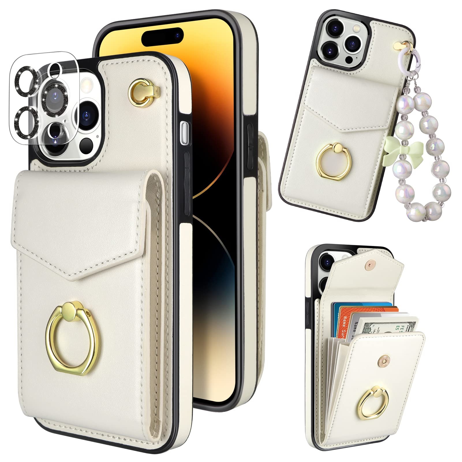 HianDier Protective PU Leather Cover, Beige