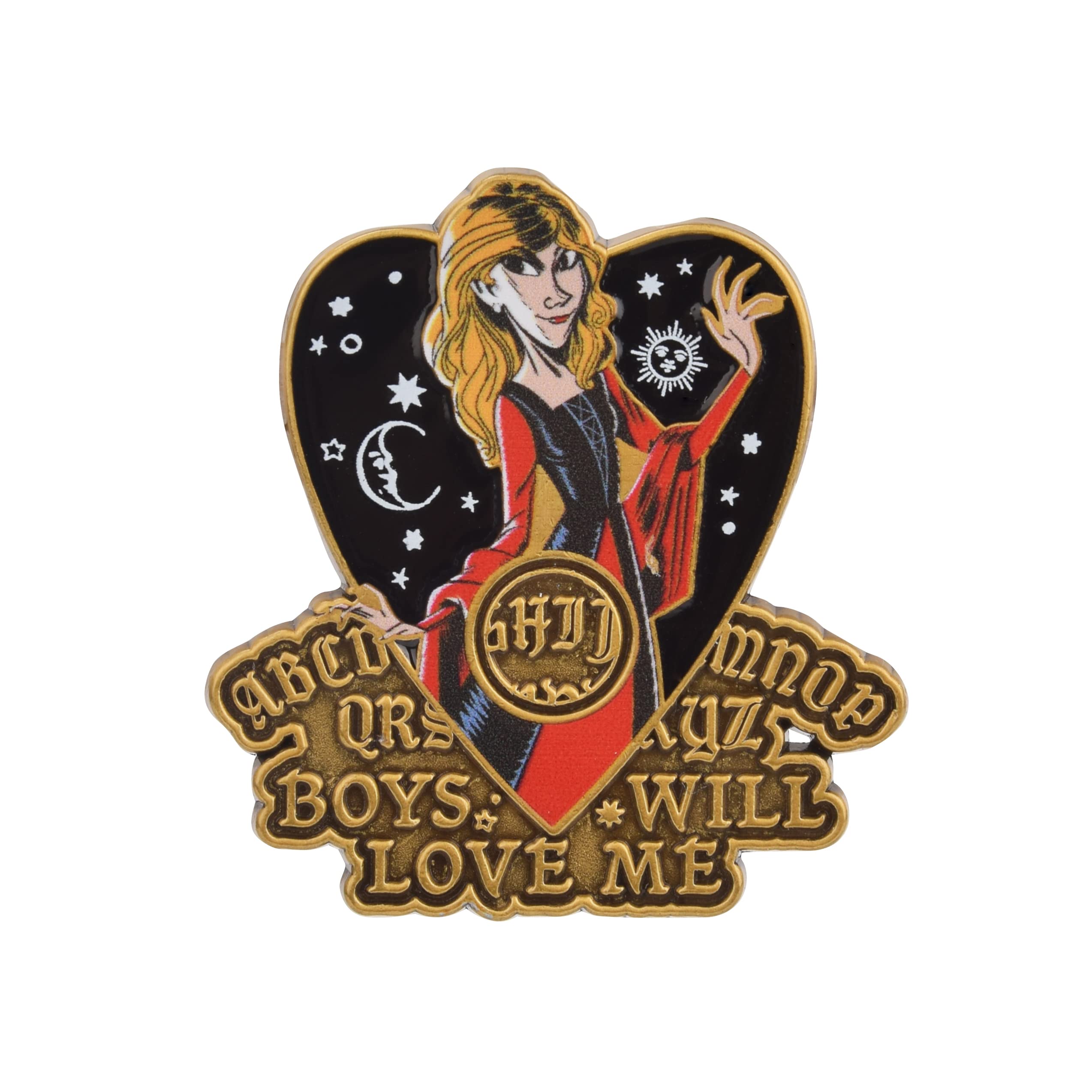 Disney Enamel Pin Set, Hocus Pocus Themed Jewelry, Pack of 4 Pieces, 1.75β, Limited Edition Collectors Pins with Three Sanderson Sisters and Billy Butcherson, Amazon Exclusive