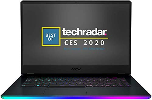 MSI GE66 Raider 10SGS-059 15.6-inch 240Hz Display Gaming Laptop, Intel Core i7-10750H, 32GB RAM, 1TB SSD, NVIDIA GeForce RTX2080 Super Max-Q 8GB GDDR6, Windows 10 Pro (Renewed)