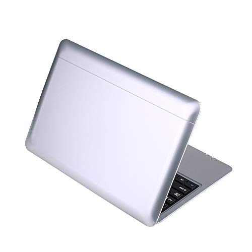 Goldengulf 10.1 Inch Portable Quad Core 8GB Computer Laptop PC Android 6.0 Mini Netbook Slim and Lightweight Notebook Webcam Netflix YouTube Google Player Flash (Silver)