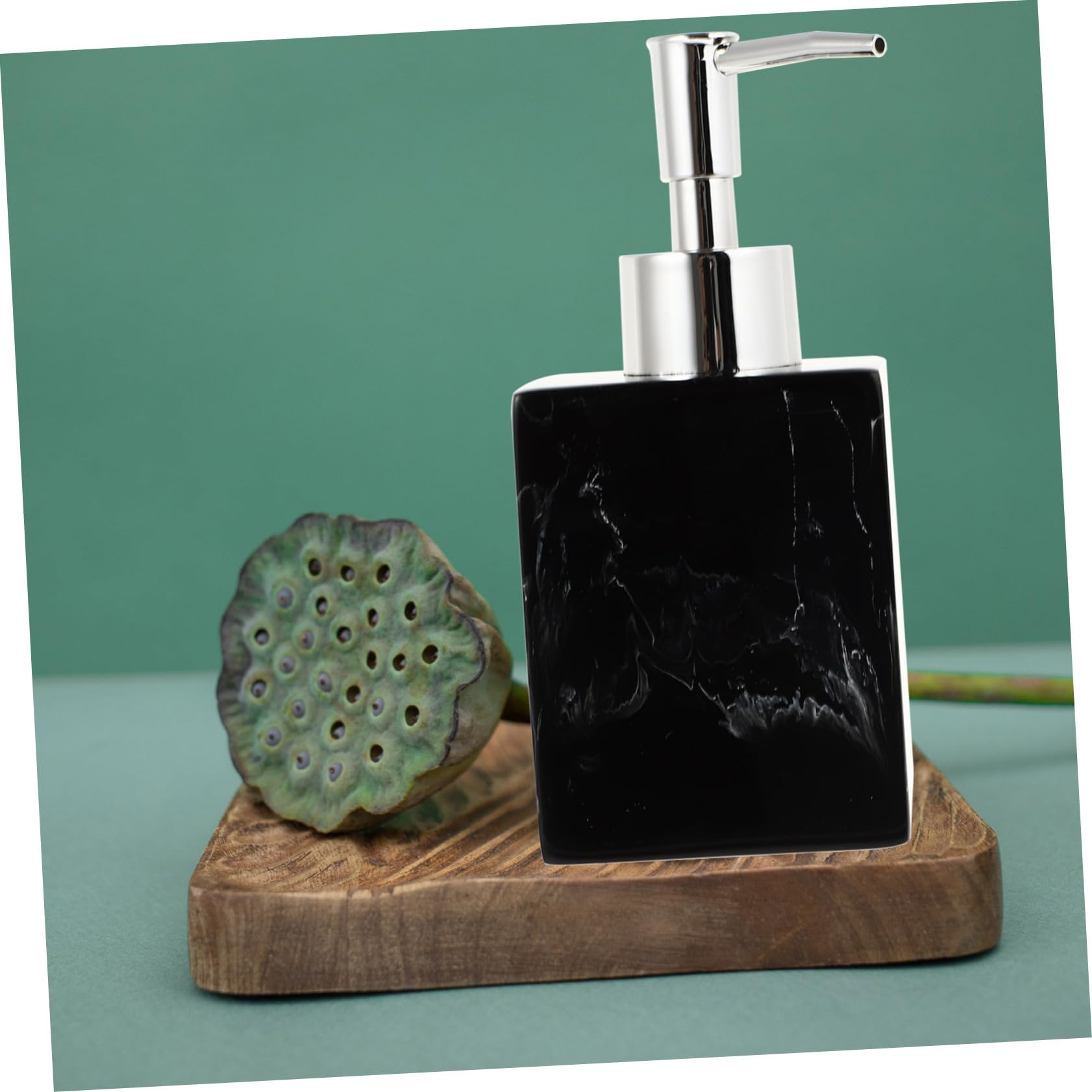 LIFKICH Bottled Shower Gel Bottle Marble Soap Dispenser Makeup Sample Bottles Soap Pump Bottle Lotion Soap Dispenser Foam Pump Bottle Storage Bottle Resin Soap Bottle Simple