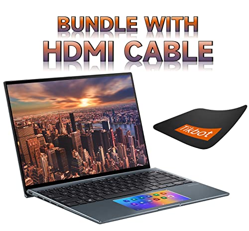 ASUS Zenbook 14" OLED 2.8K (2880 x 1800) Touchscreen Laptop Core i7-1165G7 NVIDIA GeForce MX450 550 nits 100% DCI-P3 Pantone Backlit KB Harman / Kardon Win11 Pro w/Mousepad (16GB RAM | 1TB PCIe SSD)