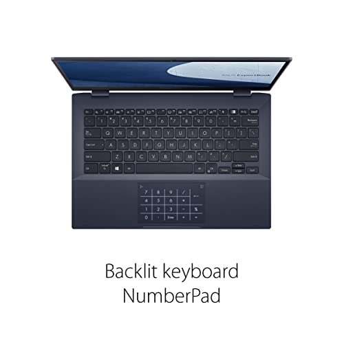 ASUS ExpertBook B5 Thin & Light Flip Business Laptop, 14” FHD, Intel Core i7-1195G7, 1TB SSD, 32GB RAM, All Day Battery, Enterprise-Grade Video Conference, NumberPad, Win 11 Pro, B5402FEA-XS77T