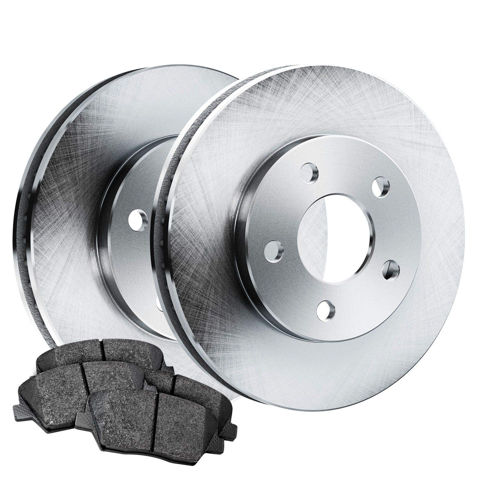 PowerSport Rear Blank Rotors + Ceramic Brake pads BLBR.03006.02