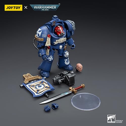 JoyToy Warhammer 40K 1/18 Action Figure Mecha Joy Toy Model Toys Ultramarines Terminators Sergeant Bellan