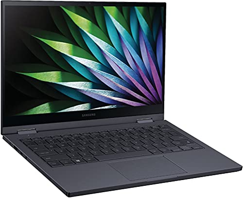 SAMSUNG Galaxy Book Flex2 Alpha 2-in-1 13 Laptop 13.3" FHD QLED 400nits Touchscreen 11th Gen Intel Quad-Core i7-1165G7 16GB RAM 512GB SSD Iris Xe Graphics Fingerprint Backlit Dolby USB-C Win11Pro